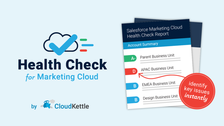 Introducing Health Check for Salesforce Marketing Cloud - CloudKettle